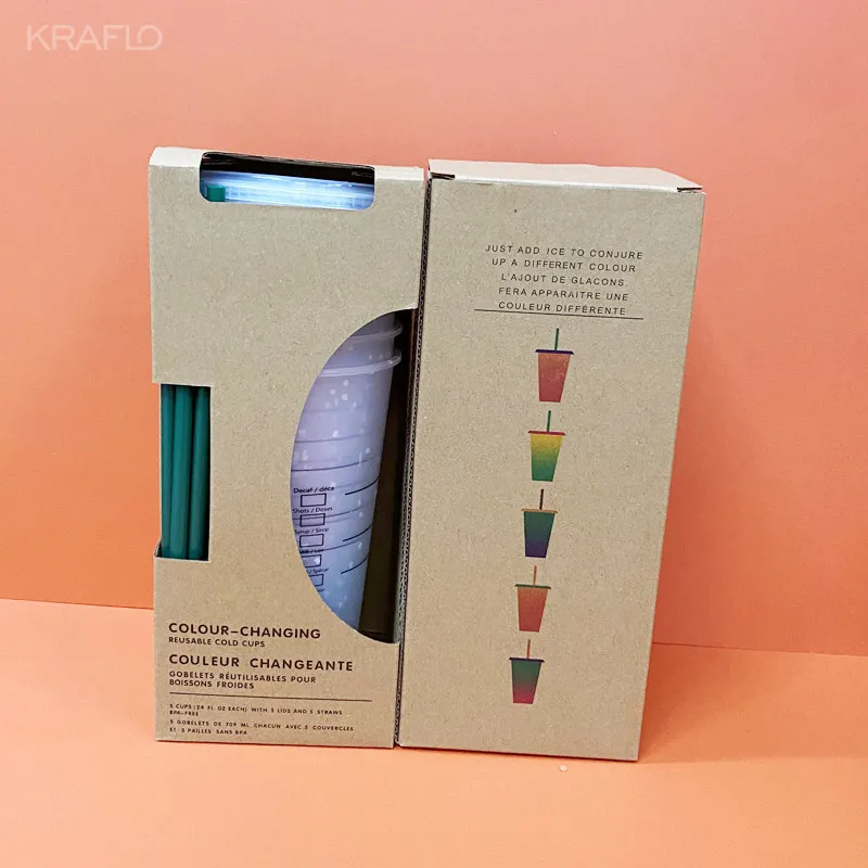 Mermaid Goddess Starbucks 24oz/710ml Plastic Mugs Kraflo Tumbler ...