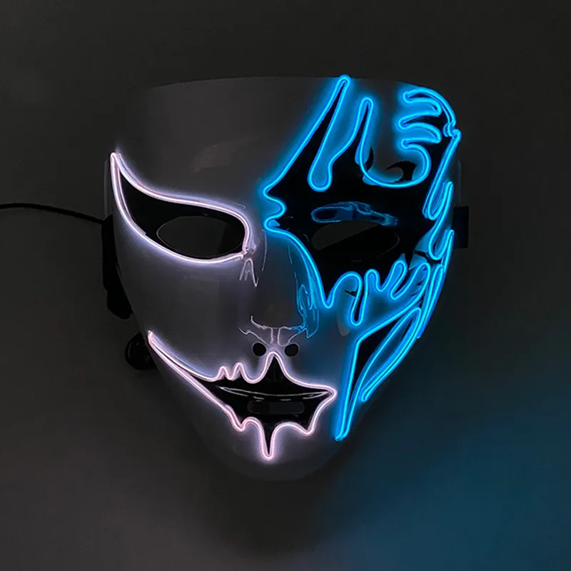 Glow In The Dark Masquerade Masks Neon LED Light Up... From Kong08, $10 ...