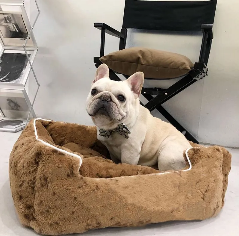 Warm & Cozy Kennel Beds for Dogs - Plush Pet House Dog Bed, Detachable ...