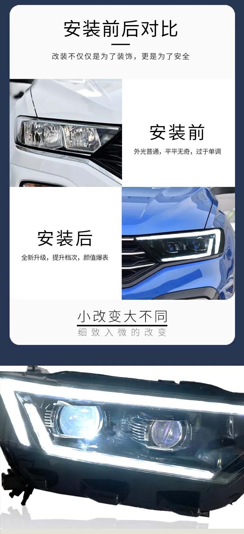DHgate.com:LED Daytime Running Lights for VW T-ROC T ROC TROC 2018-2021 ...