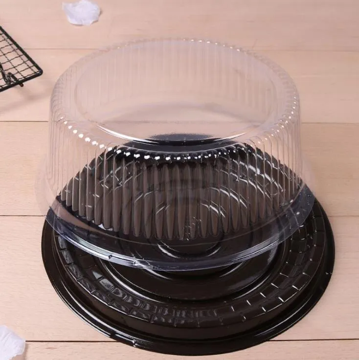 Clear Plastic Cake Containers, 8 Inch Round Cake Box, Versatile Cake ...