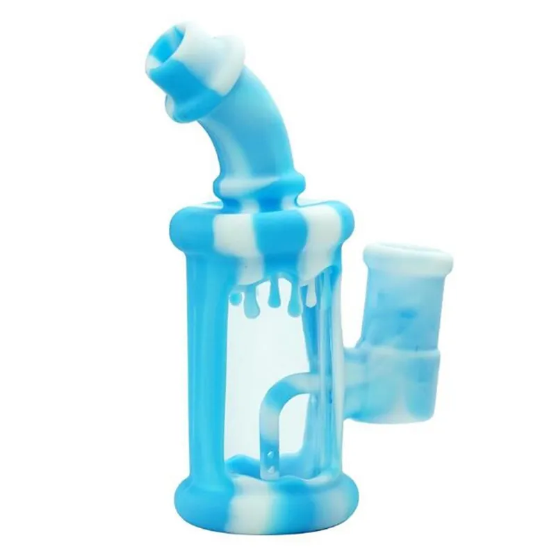 Dropshipping Colorful Silicone Mini Hookah Style Glass Pipes Kit With ...