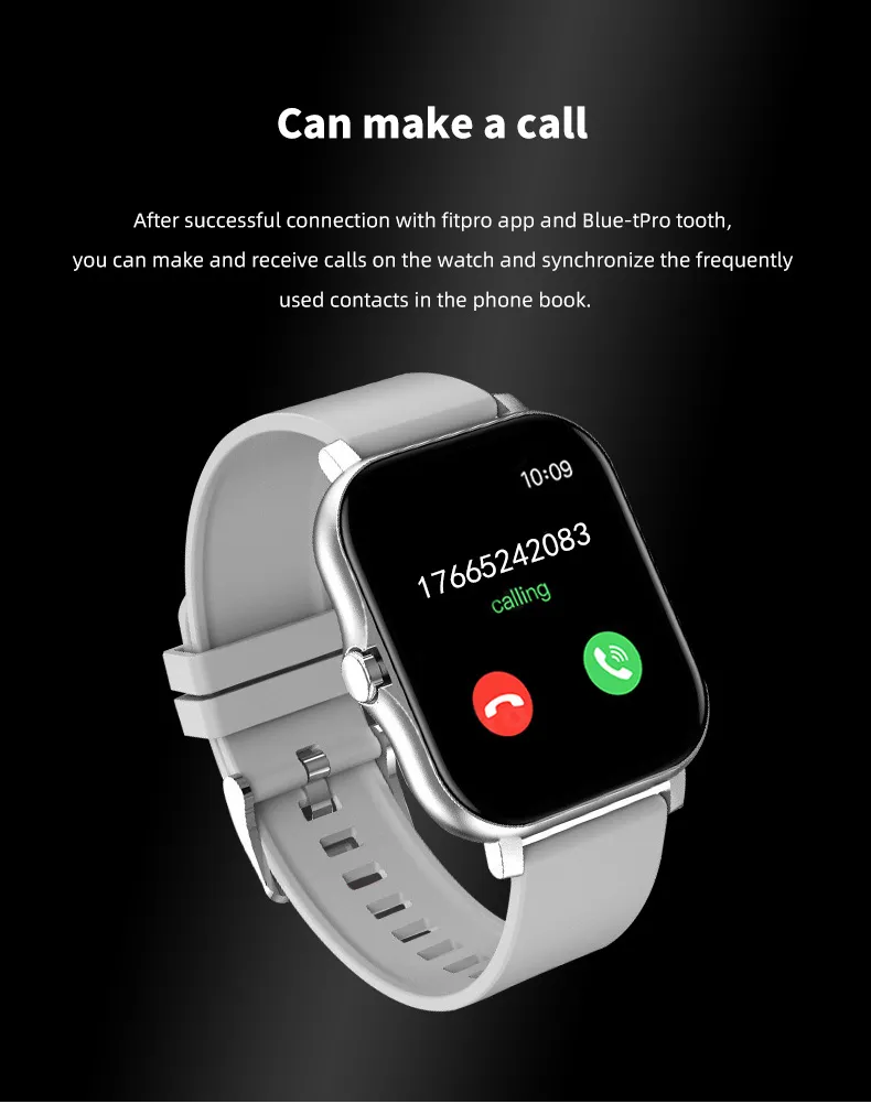 H13 Smart Watch 1.69 Inch Sport Wristbands Fitness Tracker Smartwatch ...