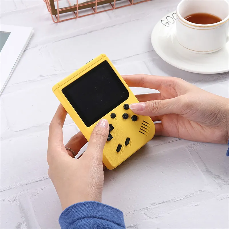 Mini Retro Handheld Game Console 400 In 1 Portable TV Video Game Box 8 Bit Colorful LCD Screen ...