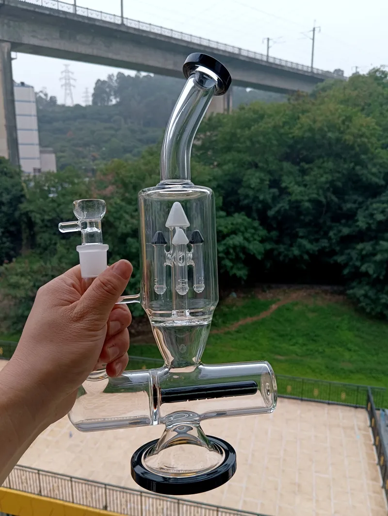 Hookahs De Vidrio En Línea Perc Agua Bong Tubo De 12 Pulgadas ...