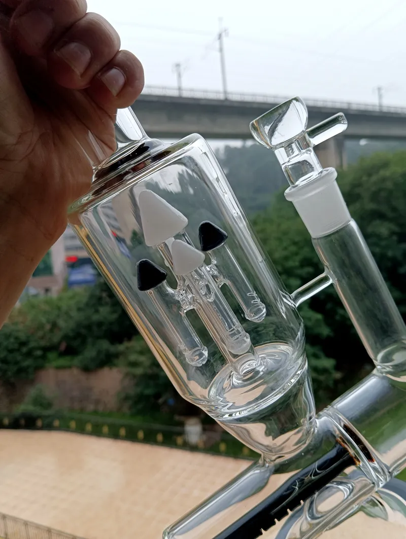 Hookahs De Vidrio En Línea Perc Agua Bong Tubo De 12 Pulgadas ...