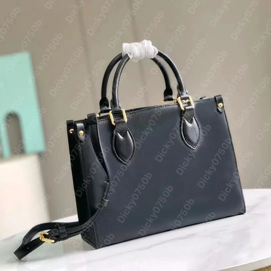 Designer Tote Luxury Shopping Bag Embossed Women Leather Shoulder Bag ...