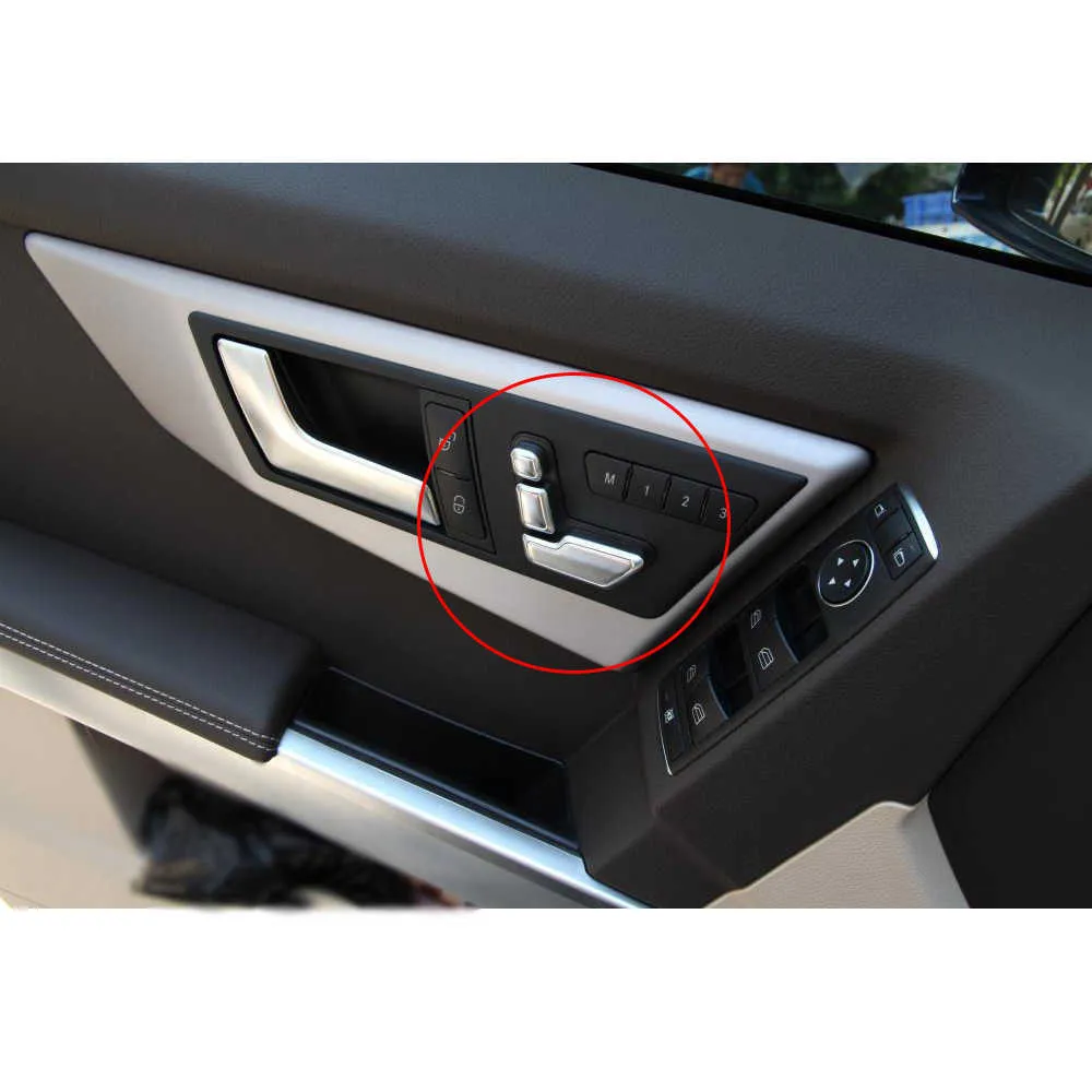 Mercedes Benz Car Seat Adjust Button Cover Sticker, ABS Plastic ...