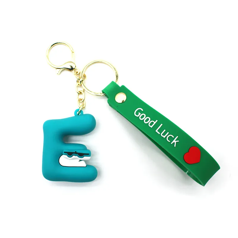 New Package Anime Characters Alphabet Lore Dinosaur Keychain Charm With ...