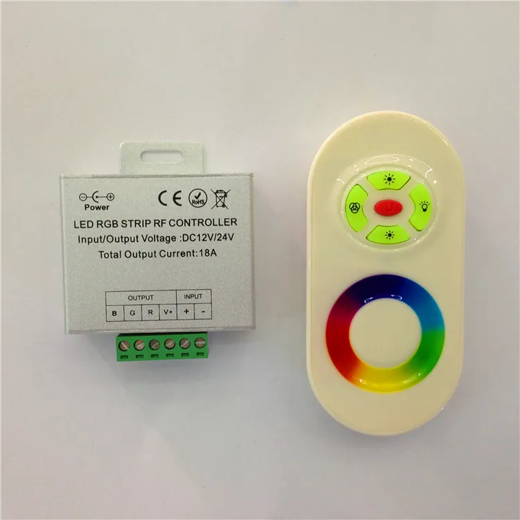 Dimmer For LED Strip Lights RF Wireless Touch Remote Control Dimmer ...