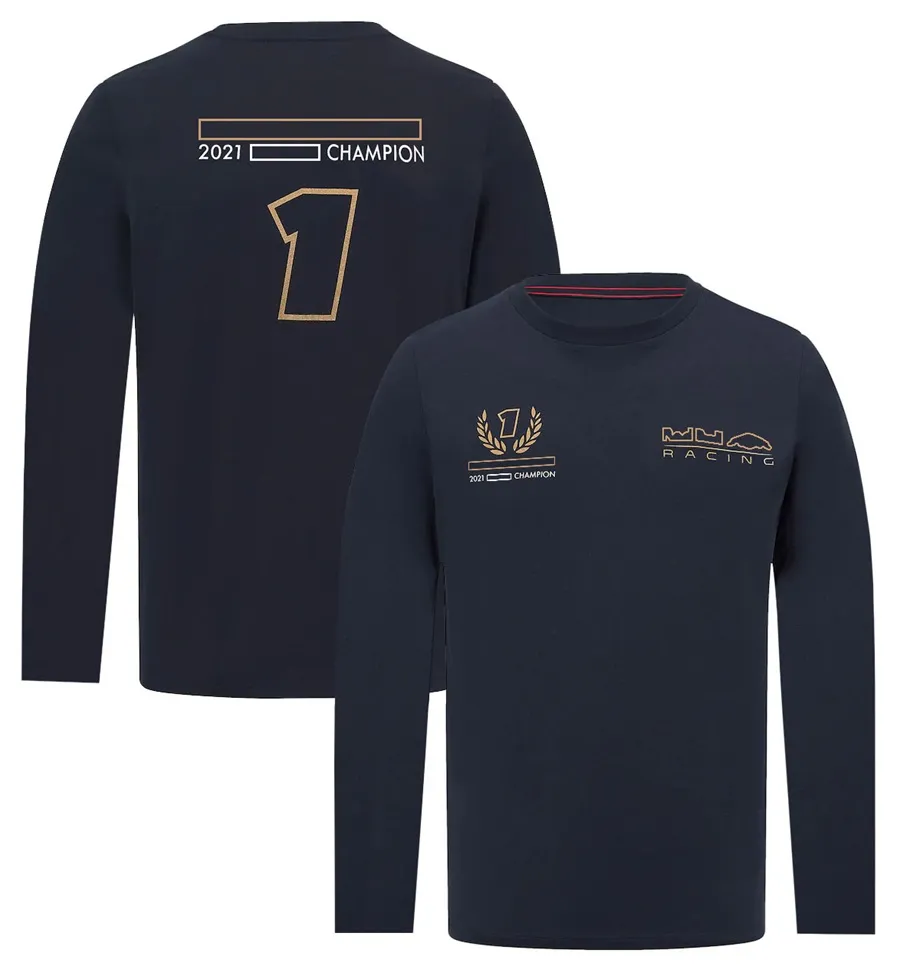 F1 Racing T-Shirt: World Champion & Team Double Champions Design ...