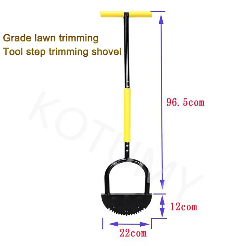 Best Manual Snow Pusher Serrated Handheld Grass Cutter Lawn Edger ...