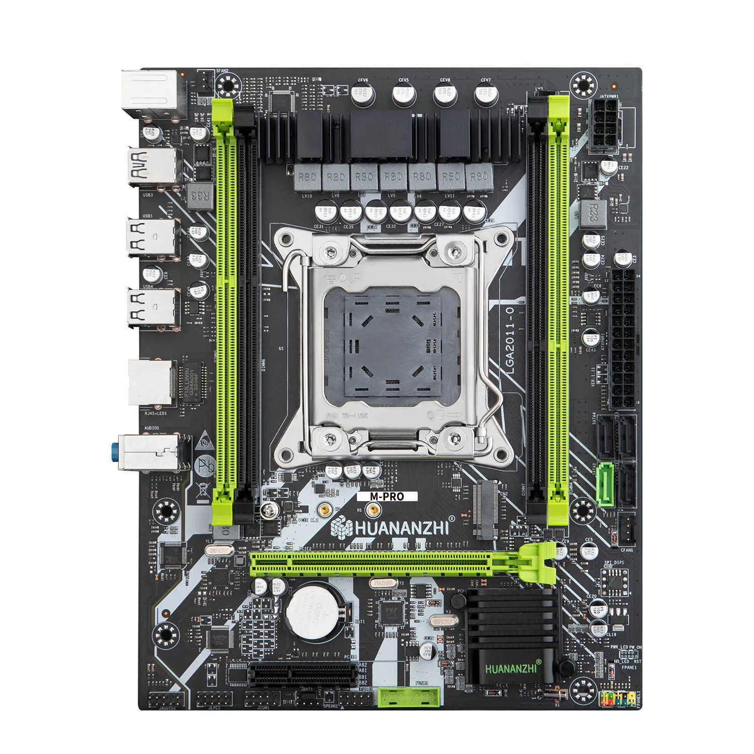 HUANANZHI M PRO LGA 2011 Motherboard With Xeon E5 2640 CPU Combo Kit ...