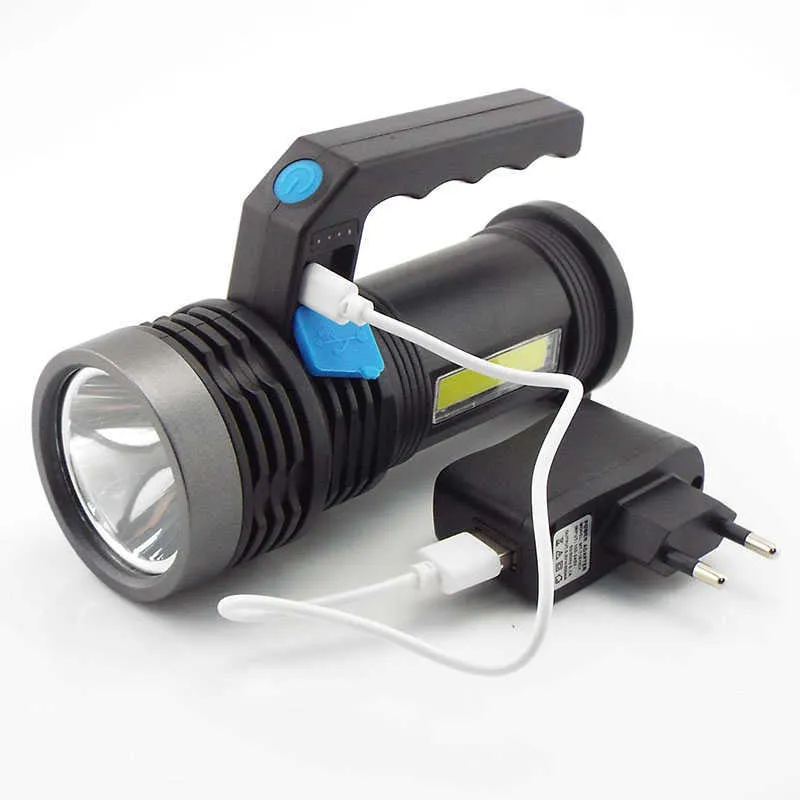 Portable Torches High Power LED Flashlight: Rechargeable Handheld ...