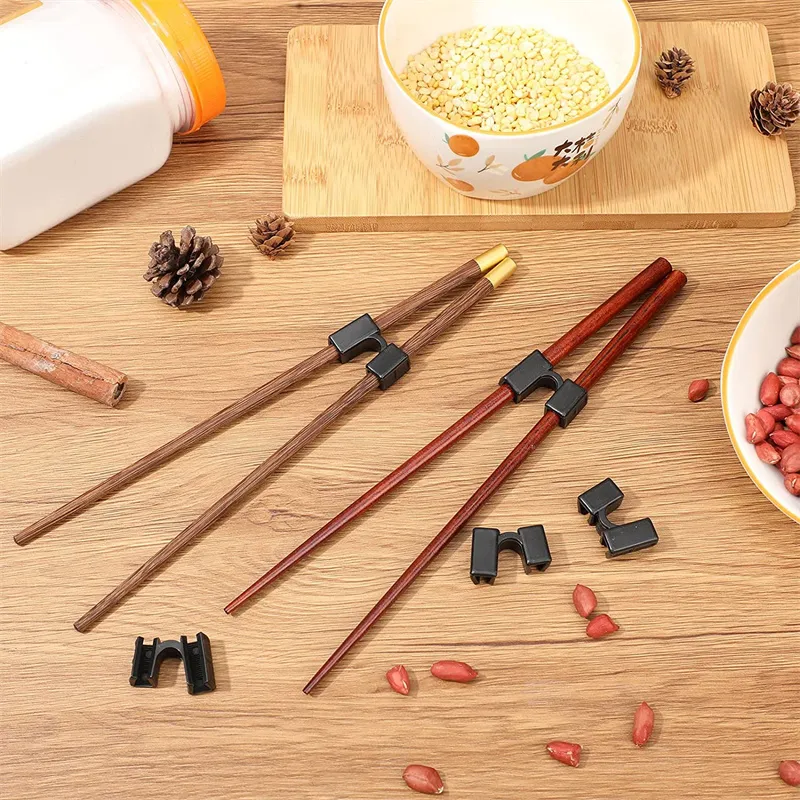 Easy Grip Chopstick Helper Set: Learn Fast! Reusable Training ...