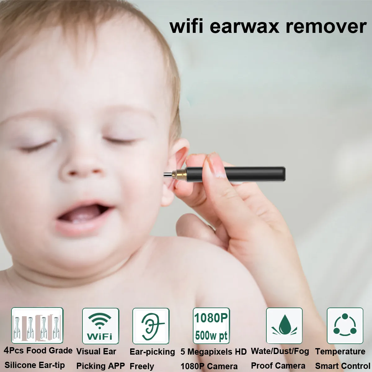 Smart Visual Ear Cleaning Tool - Safe & Effective Earwax Remover with ...