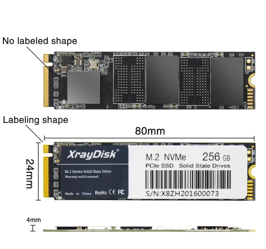 M2 NVME Hard Drives M.2 SSD PCIE 128GB 512GB 256GB 1TB Solid State ...
