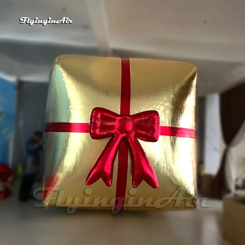 Balloon Box Christmas Ornament: Large Inflatable Gift Box Model With ...