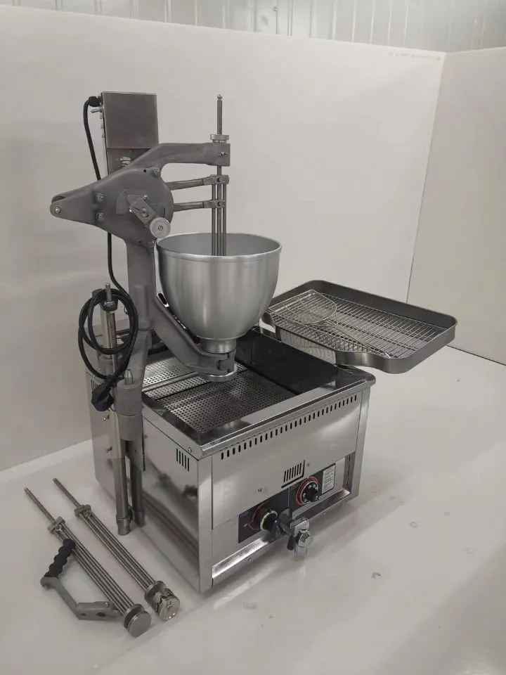 Dough Press Machine: Desk Type Gas Lokma Automatic Forming Donut Maker ...