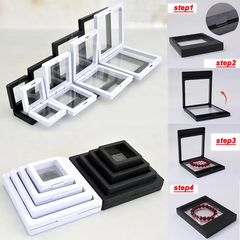 3D Floating Display Case: Jewelry Display Stand For... From Cat11cat ...