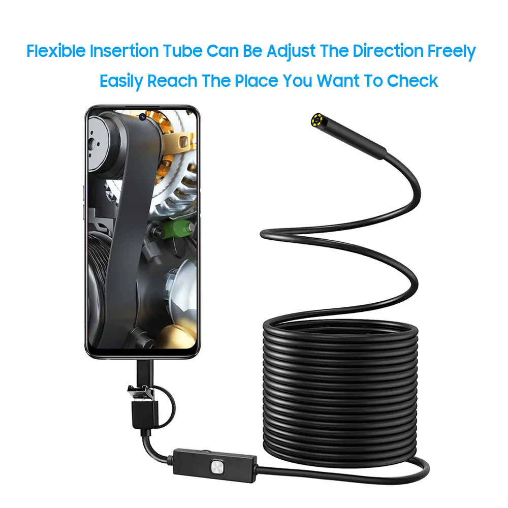 DHgate.com:Waterproof 7MM Endoscope Camera with USB Mini Cable: Car ...