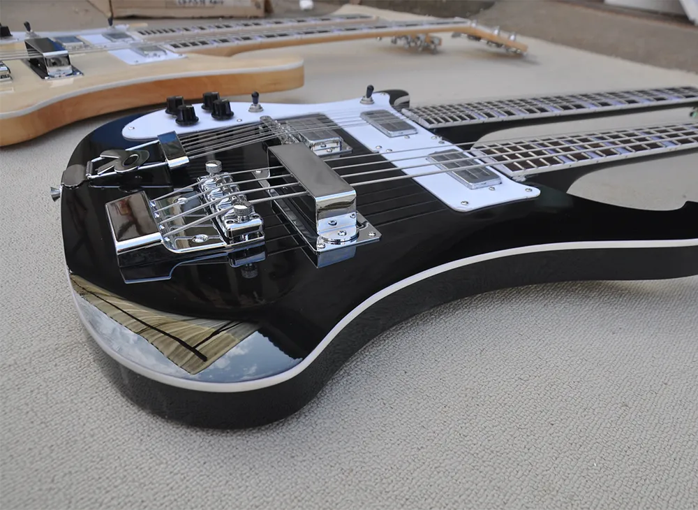 Electric Guitar Custom 12 String Left Handed Double Neck Guitar: 4 & 12 ...