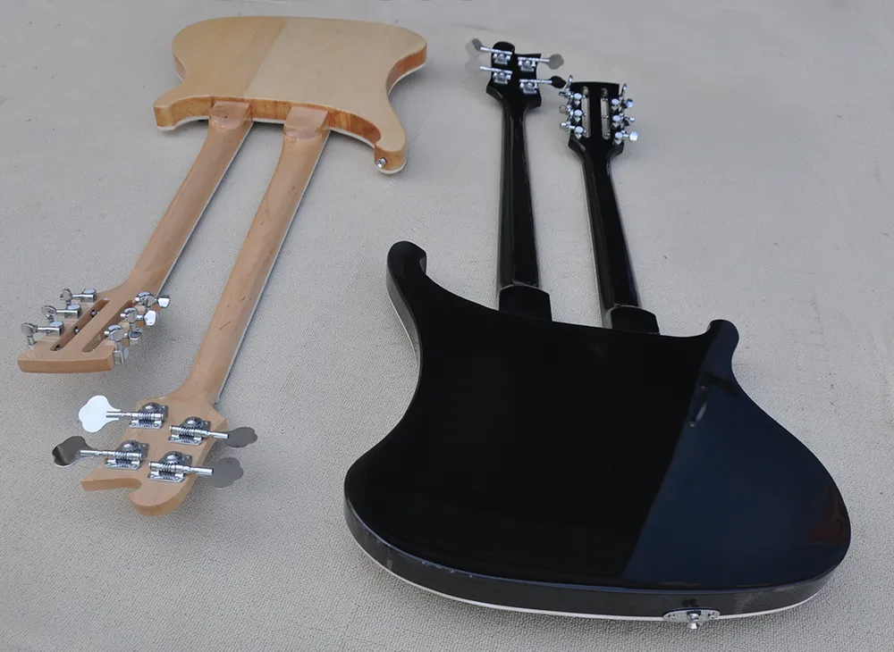 Electric Guitar Custom 12 String Left Handed Double Neck Guitar: 4 & 12 ...