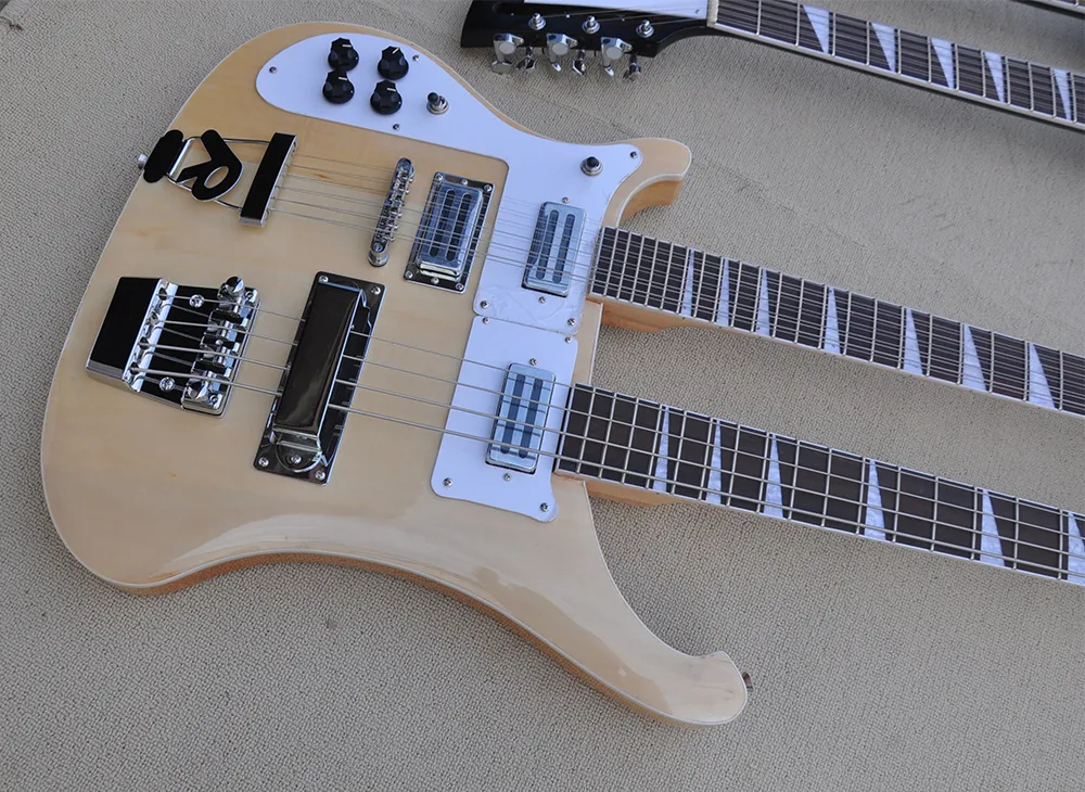 Electric Guitar Custom 12 String Left Handed Double Neck Guitar: 4 & 12 ...