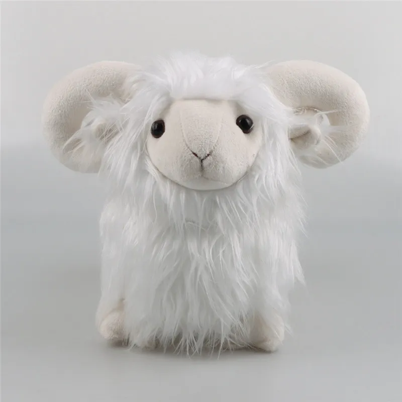 Kawaii Highland Lankly Ram Sheep Plush Toy Doll Linda Almohada De ...