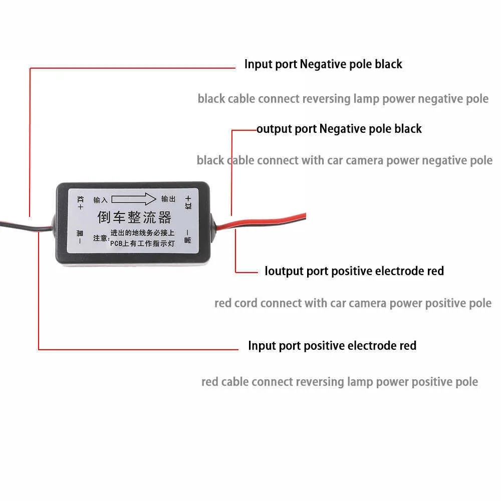 12 Volt DC Power Relay Capacitor Filter Rectifier Connector Auto Camera ...