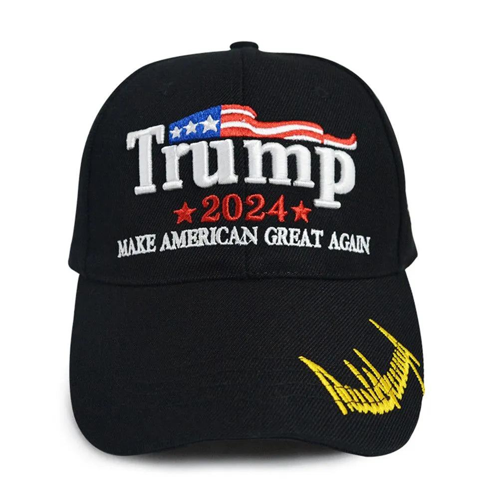 Adjustable Camo Caps Trump 2024 US Flag Baseball Cap Trump Cotton Hats ...
