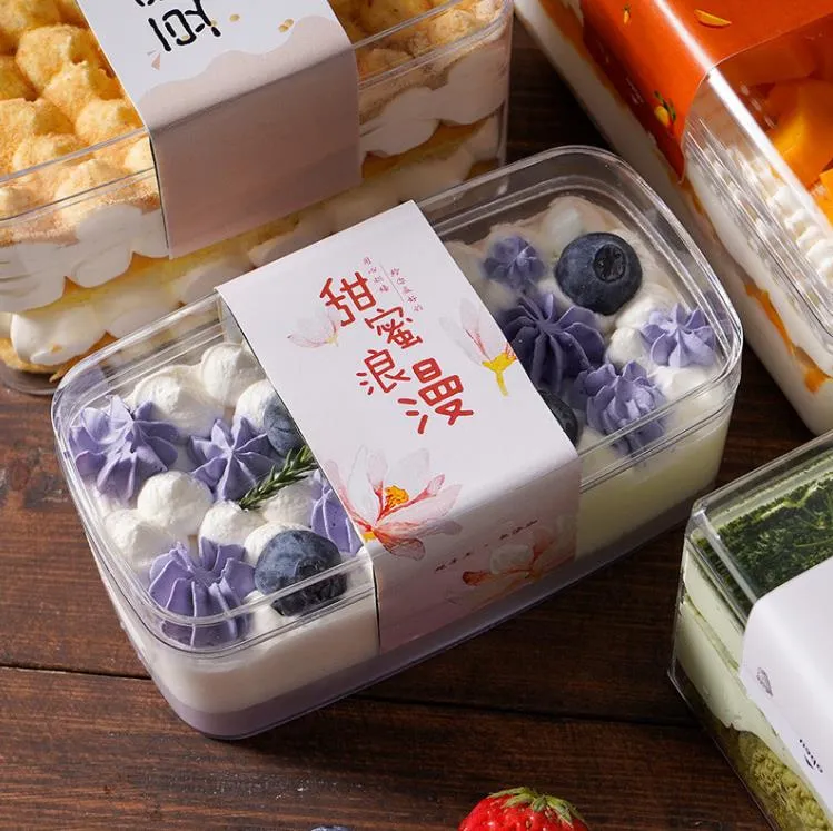 Clear Cake Boxes With Lids Square Oval Transparent... From Linxi2015 ...