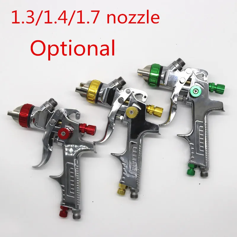 3/1.4/1.7mm Car Paint Spray Gun Kit Professional Air Mini Spray Gun For ...