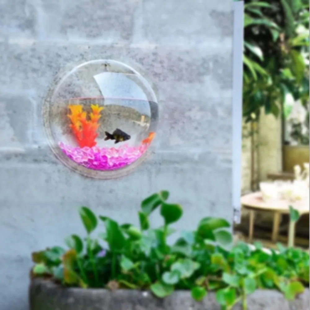 Fish Aquarium On The Wall Acrylic Wall Mounted Fish... From Long10, $13 ...