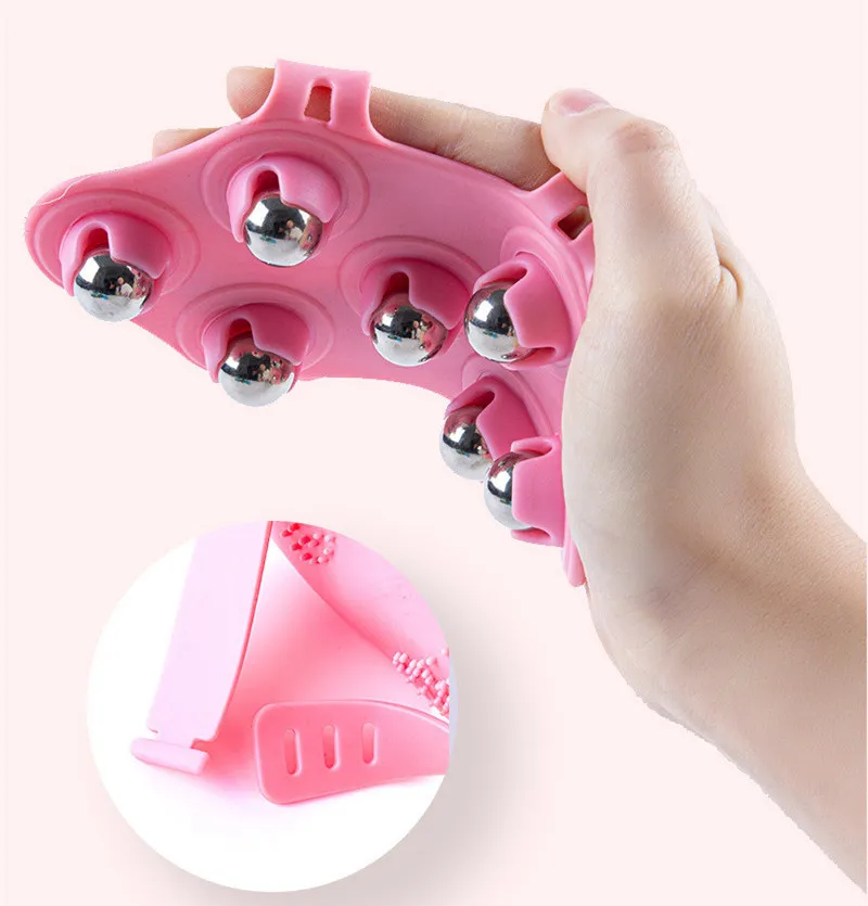 Stainless Steel Bead Ball Leg Roller Massager With Magnetic Meridian ...