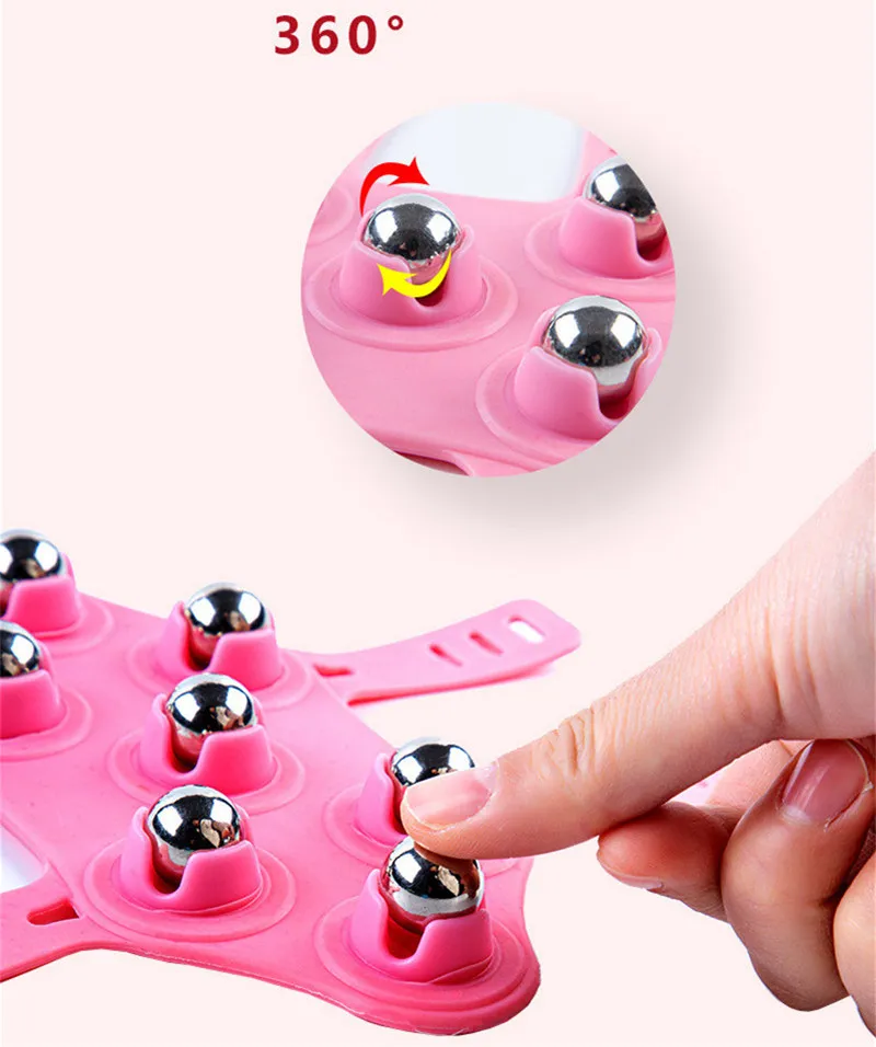 Stainless Steel Bead Ball Leg Roller Massager With Magnetic Meridian ...
