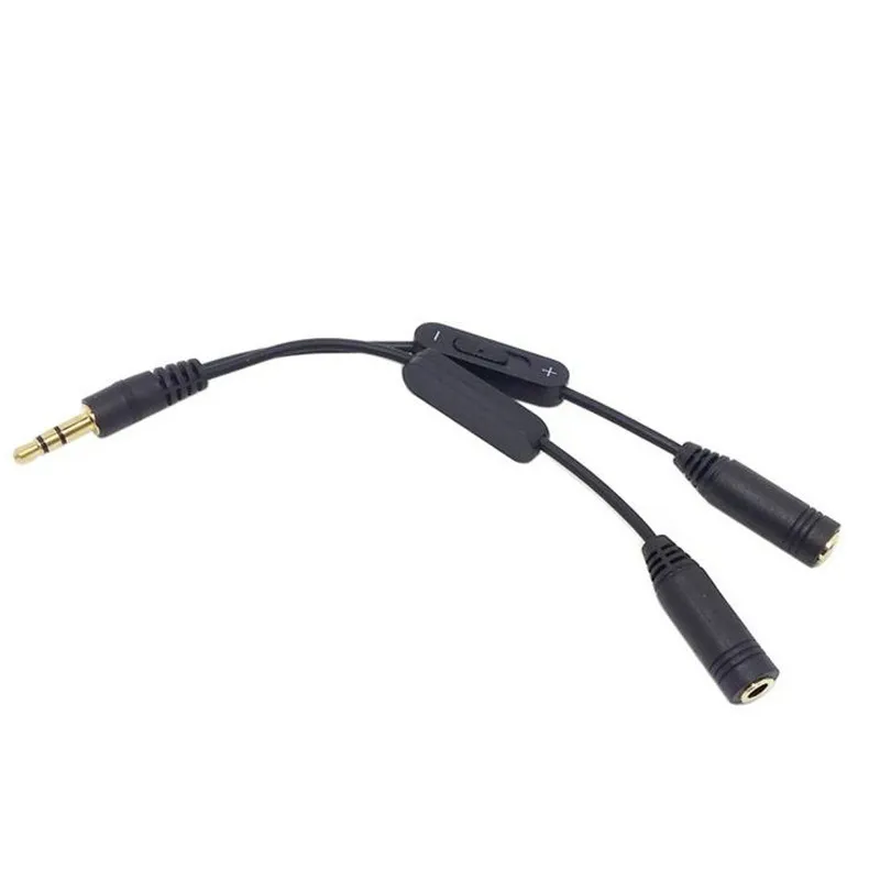5mm Audio Jack Splitter Cable Male To Dual Female Audio Adapter With ...
