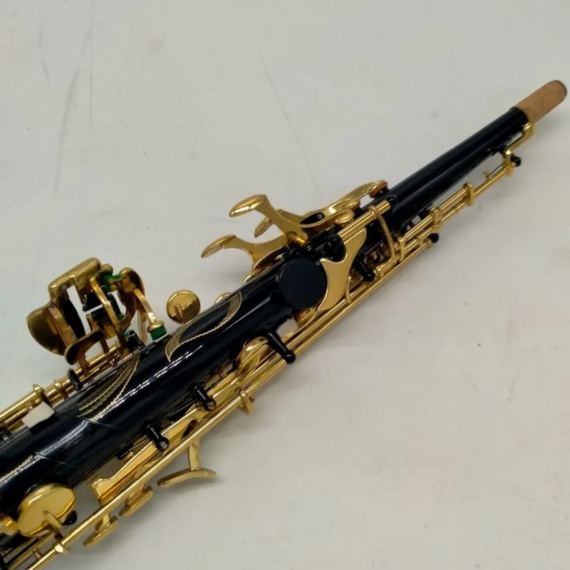 YSS 82Z Professional Straight Soprano Saxophone Black In Bb With Black ...