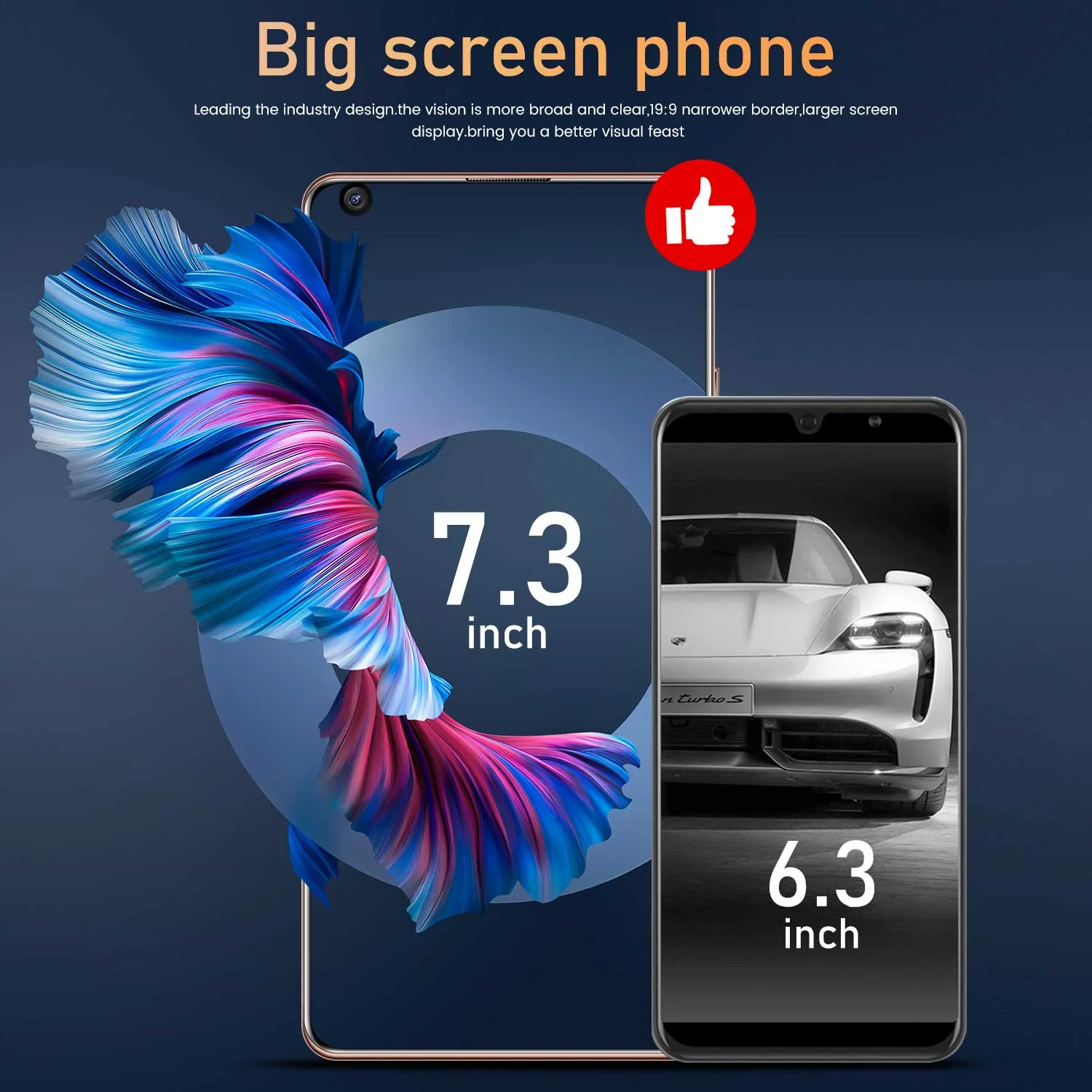 Global Hot Smart M11 PRO MTK6889 10 Core 12GB 512GB 16MP 32MP 7.3 Inch ...