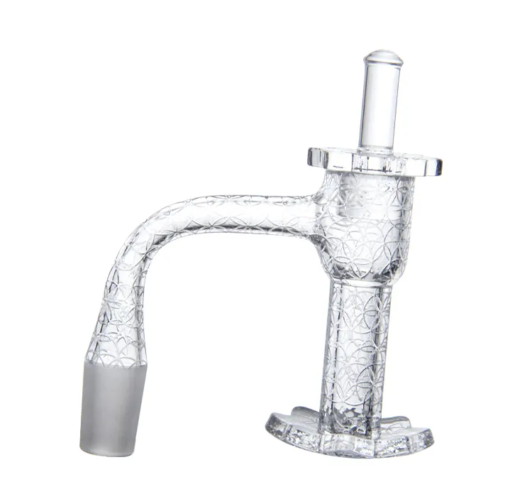 Seamless Quartz Banger Set | Full Weld Sandblasted | Beveled Edge ...