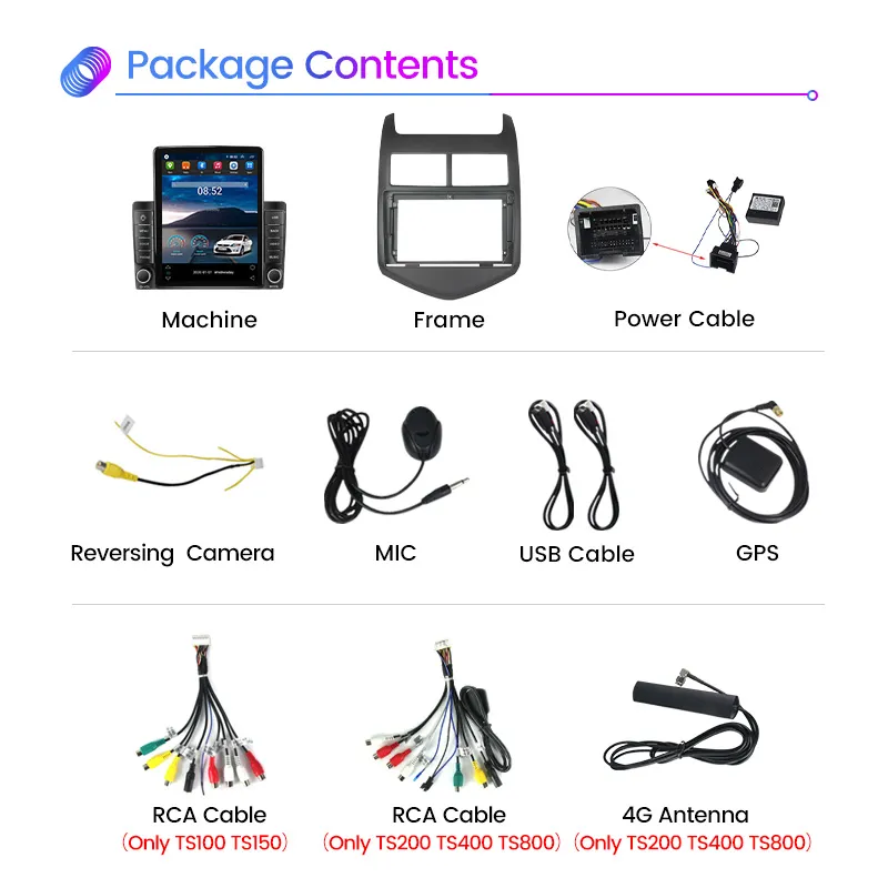 Android Auto Dvd Player Radio Stereo Player For Chevy Aveo 2 Sonic T300 ...