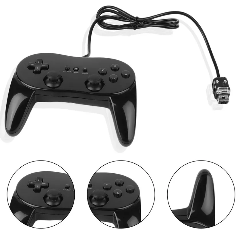 Wired Horn Gamestick Controller Gamepad For Nintendo Wii Second ...