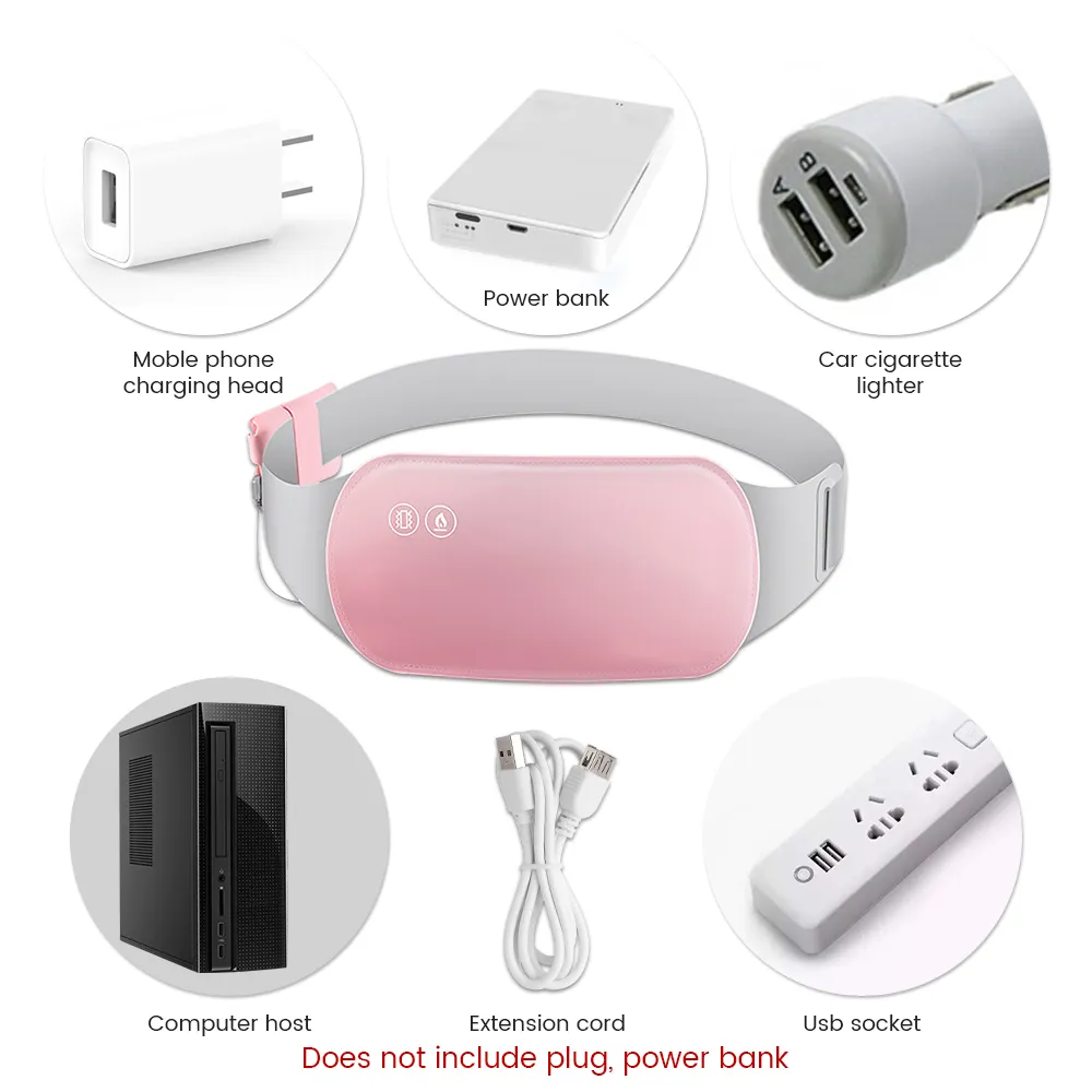 Portable Menstrual Relief pad treatment with Electric Thermal Strap for ...