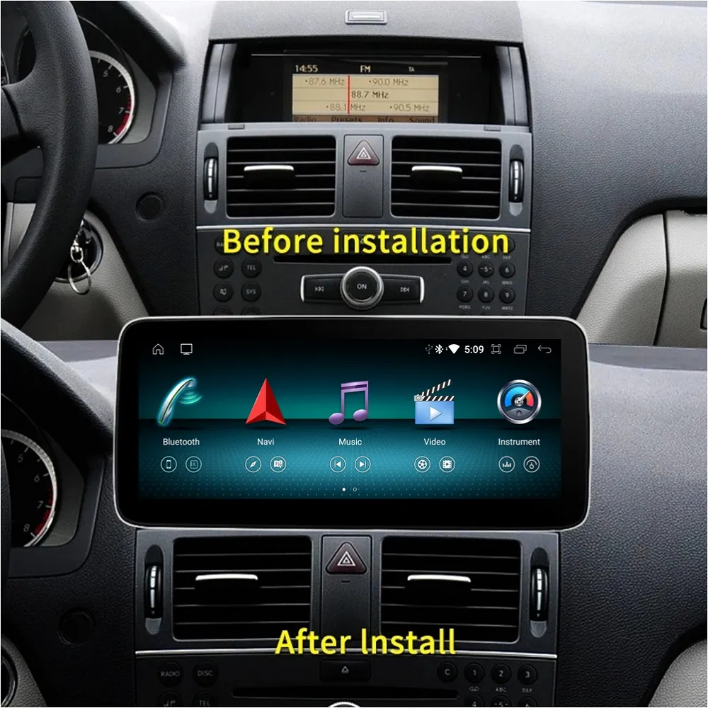 Android 12 Android Dvd Player Carplay Stereo Multimedia For Mercedes ...