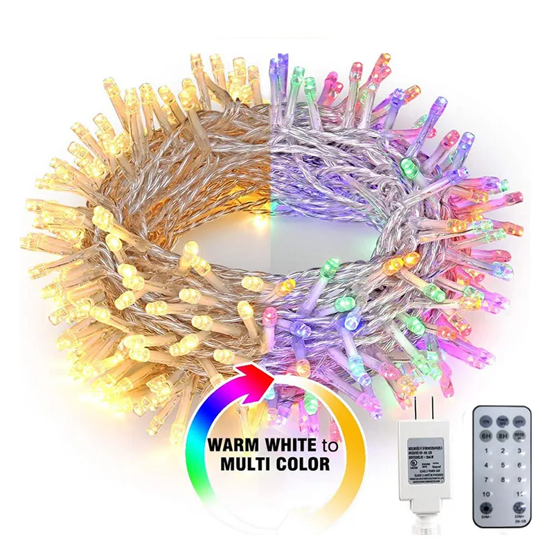 Luz LED Light Lights Bajo Voltaje 30V Blanco Tibio Colorido Dual Colors ...