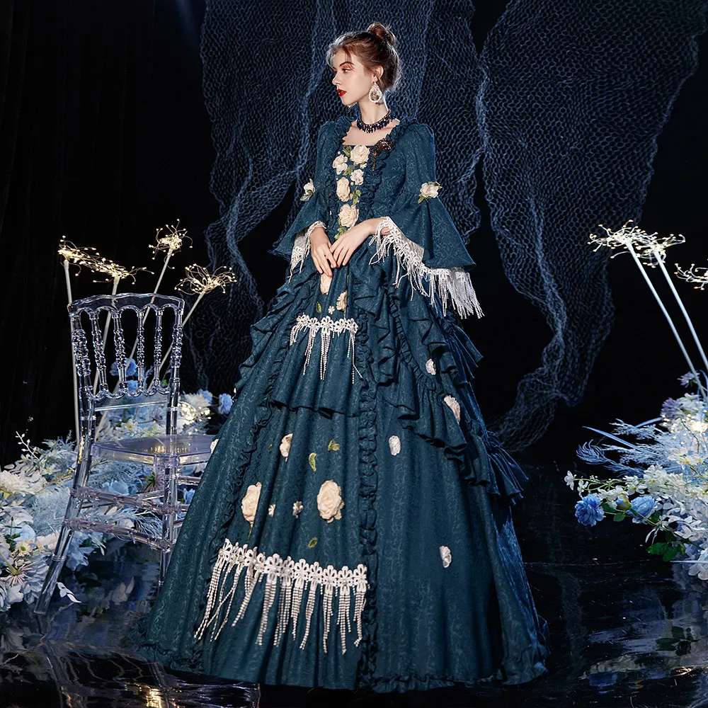 Victorian Rococo Gothic Victorian Ball Gowns For Theatre, Steampunk ...