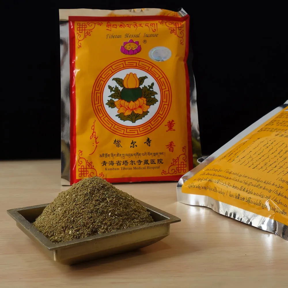 Tibetan Incense Powder: Tear Lamasary Buddhist Fumigation Ceremony for ...