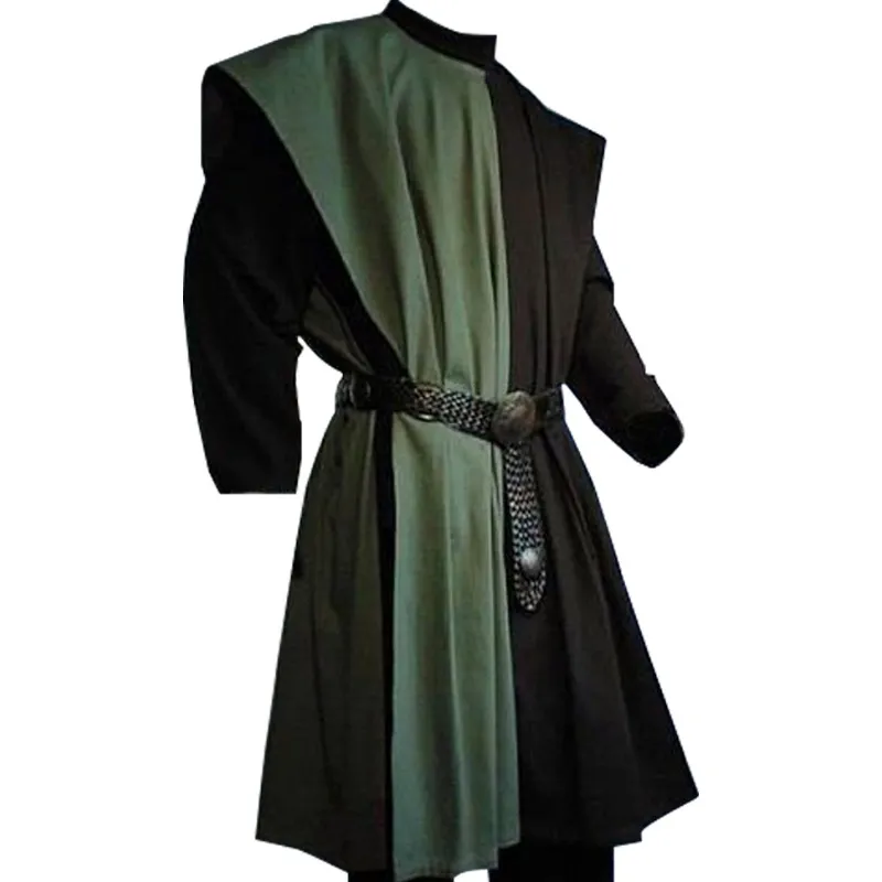 Black Templar Crusader Costume For Men Medieval Tunic Shirt, Warrior ...