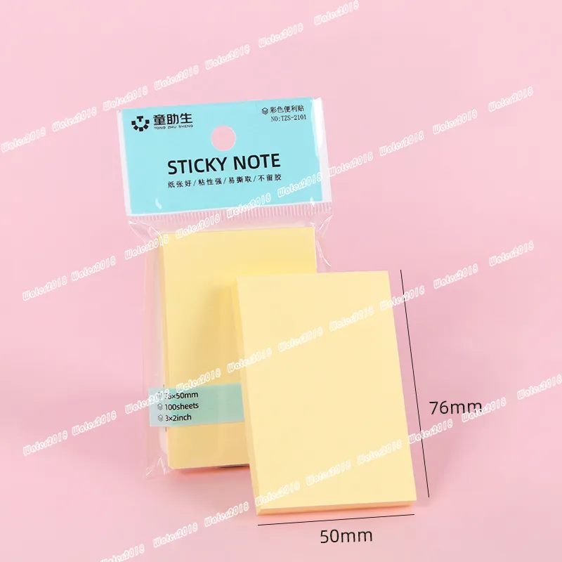 Colorful Sticky Notes 3x2 Inch - Easy Peel Self-Adhesive Memo Pads ...
