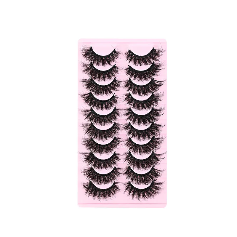3D Faux Mink Lashes Multi Layer Thick Curly False Eyelashes For Natural ...
